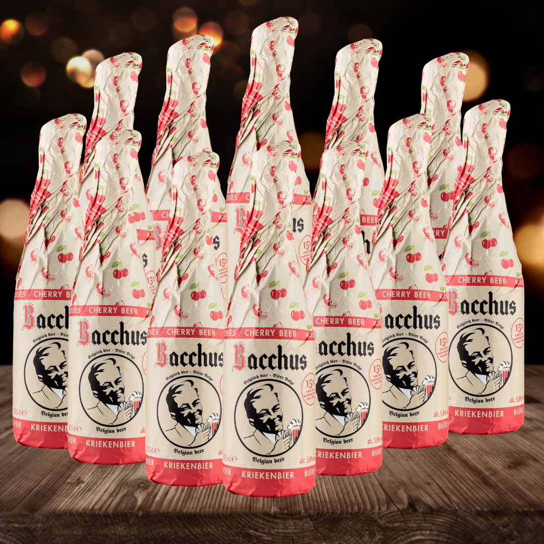Bacchus Kriek Cherry Belgian Beer 375ml Bottles – 5.8% ABV Fruit Beer ...