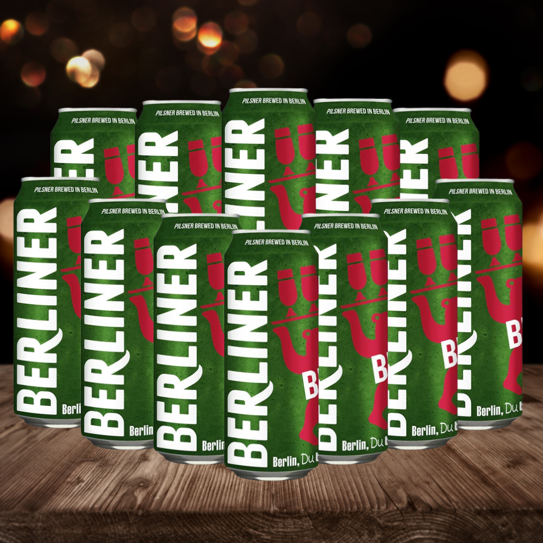 Berliner German Pilsner 500ml Cans (multipack) - 5.0% ABV - BEERHUNTER