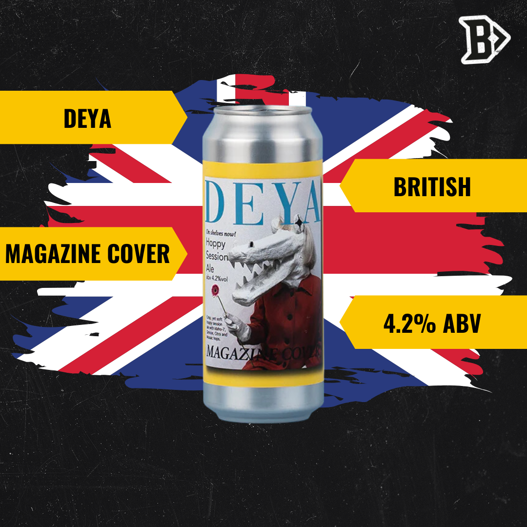 Deya Magazine Cover British Pale Ale 500ml Cans - 4.2% ABV (12 Pack ...