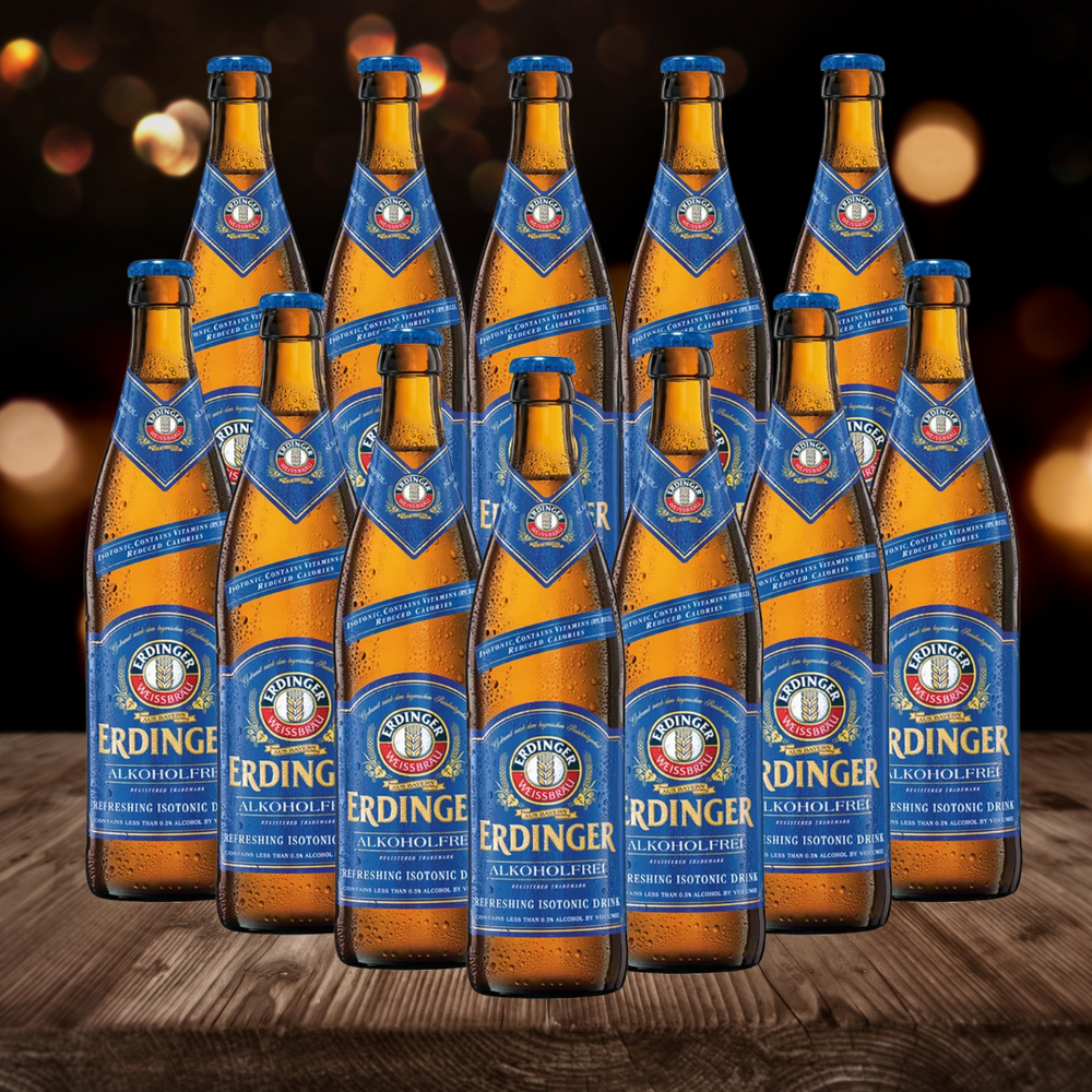 Erdinger Alkoholfrei Wheat Beer 500ml Bottles – Alcohol Free German ...