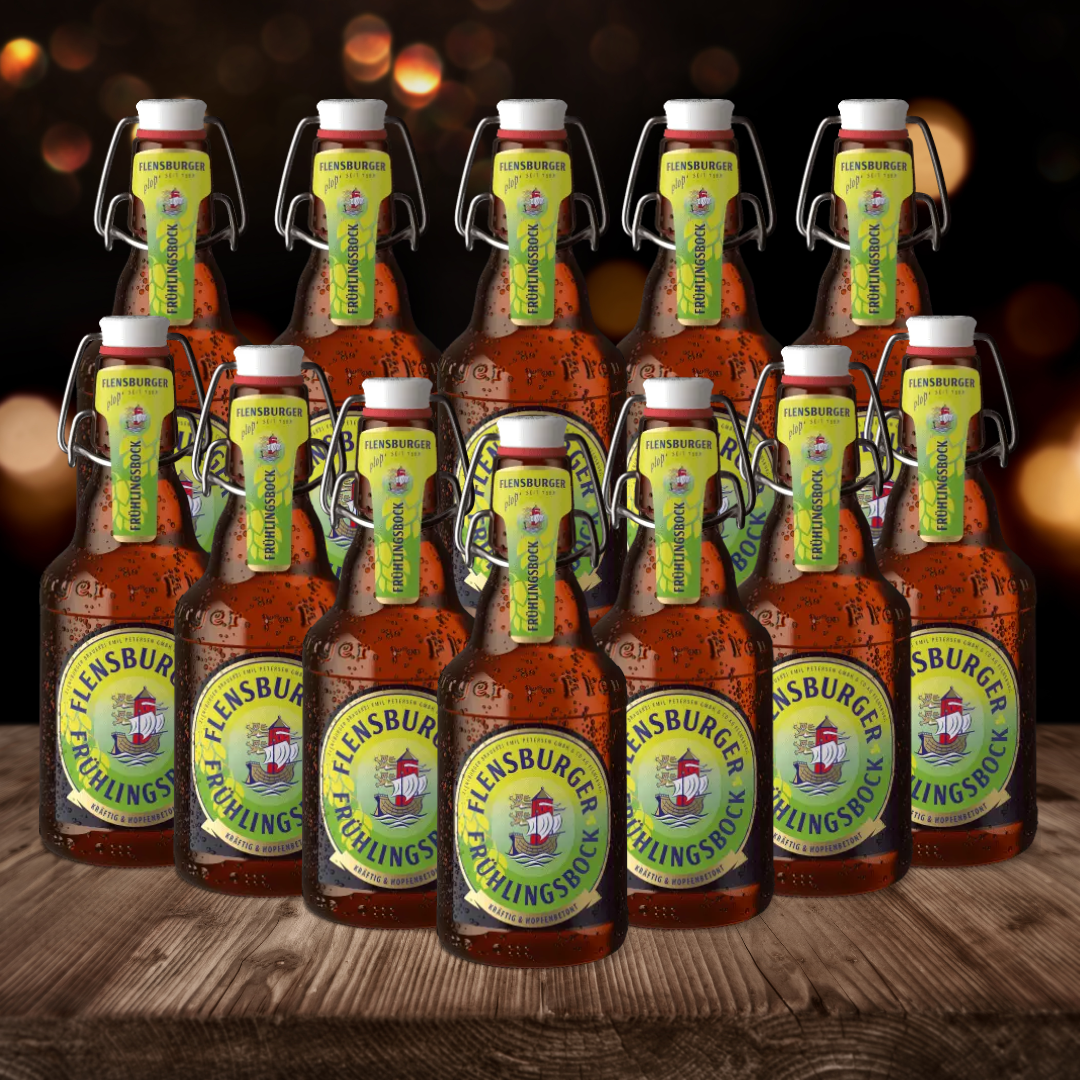 Flensburger Fruhlingsbock German Beer 330ml Bottles – 6.9% ABV (12 Pac ...