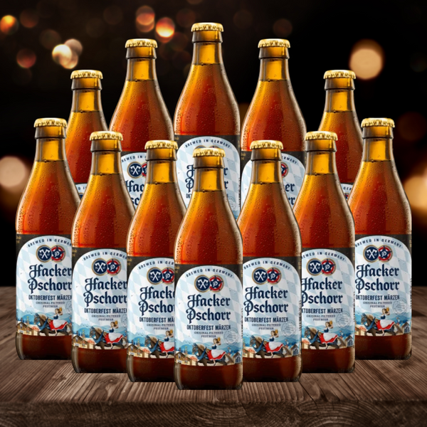 Hacker Pschorr Oktoberfest Märzen Beer 330ml Bottles - 5.8% ABV (Multi ...