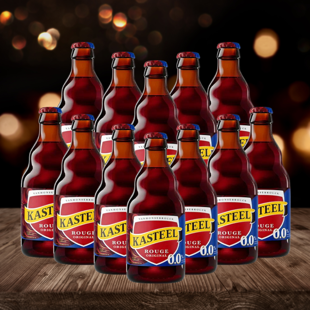 Alcohol Free Kasteel Rouge Belgian Cherry Fruit Beer 330ml Bottles – 0 ...