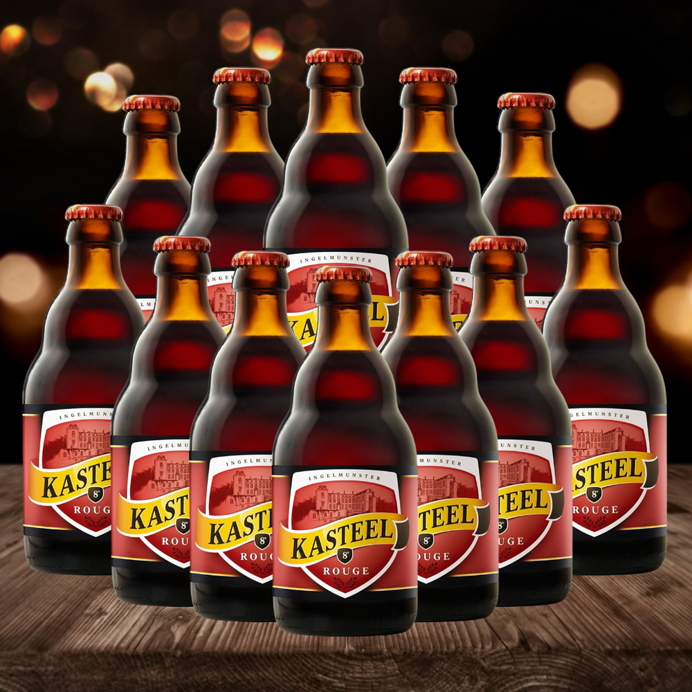 Buy Kasteel Rouge Belgian Cherry Fruit Beer 330ml Bottles Online UK ...