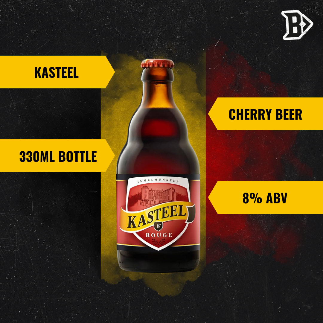 Buy Kasteel Rouge Belgian Cherry Fruit Beer 330ml Bottles Online UK ...