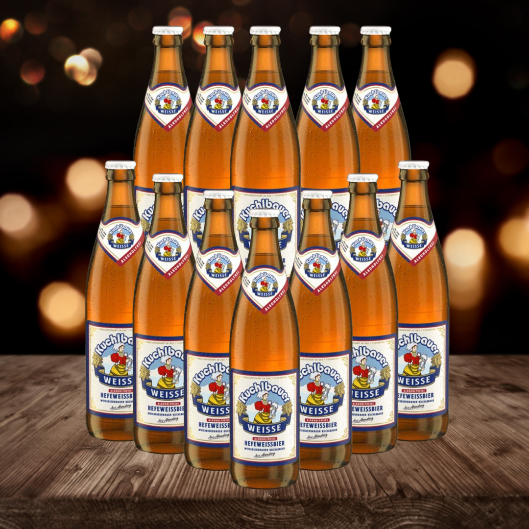 Kuchlbauer Weisse German Wheat Beer 500ml Bottles - 5.2% ABV (12 Pack ...
