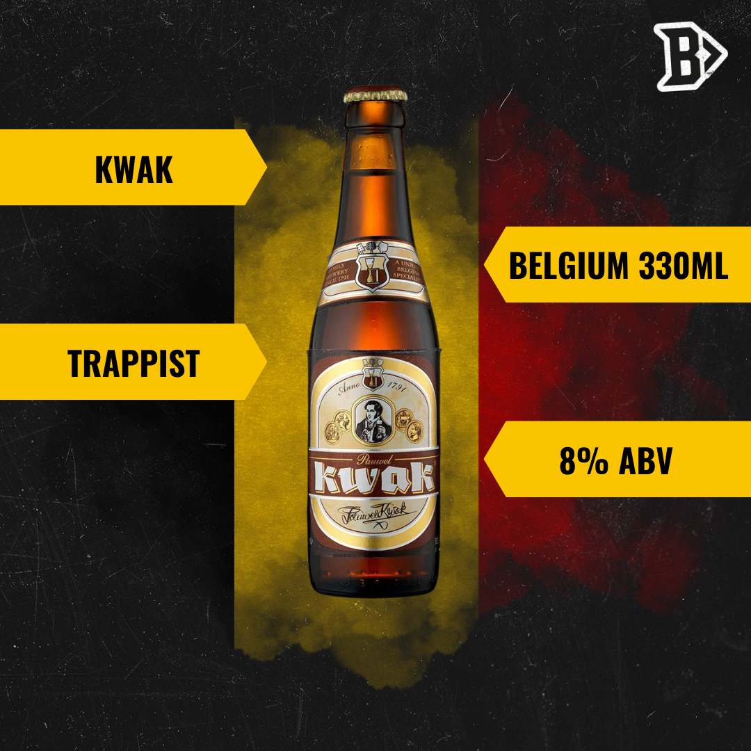 Kwak Belgian Amber Ale Beer 330ml Bottles - 8.0% ABV (12 Pack) - BEERHUNTER