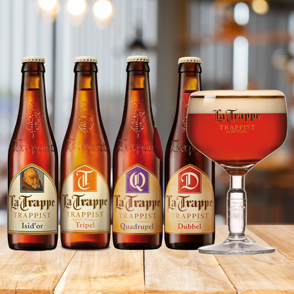 Buy La Trappe Trappist Beer Gift Set with Chalice Online UK – Dutch ...