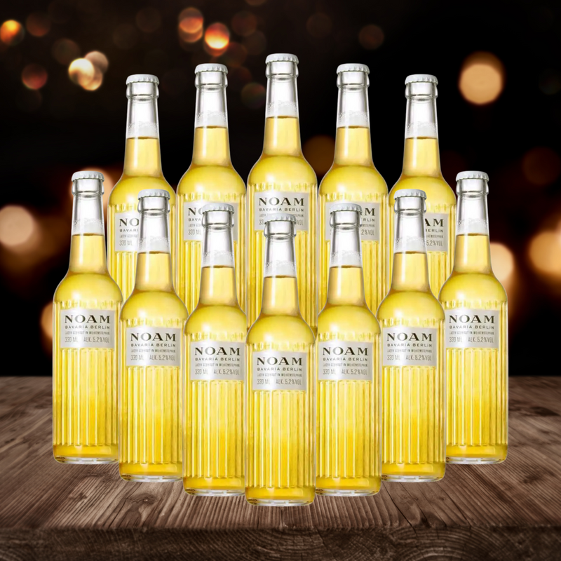 NOAM Bavarian Premium German Lager 340ml Bottles - 5.2% ABV - BEERHUNTER