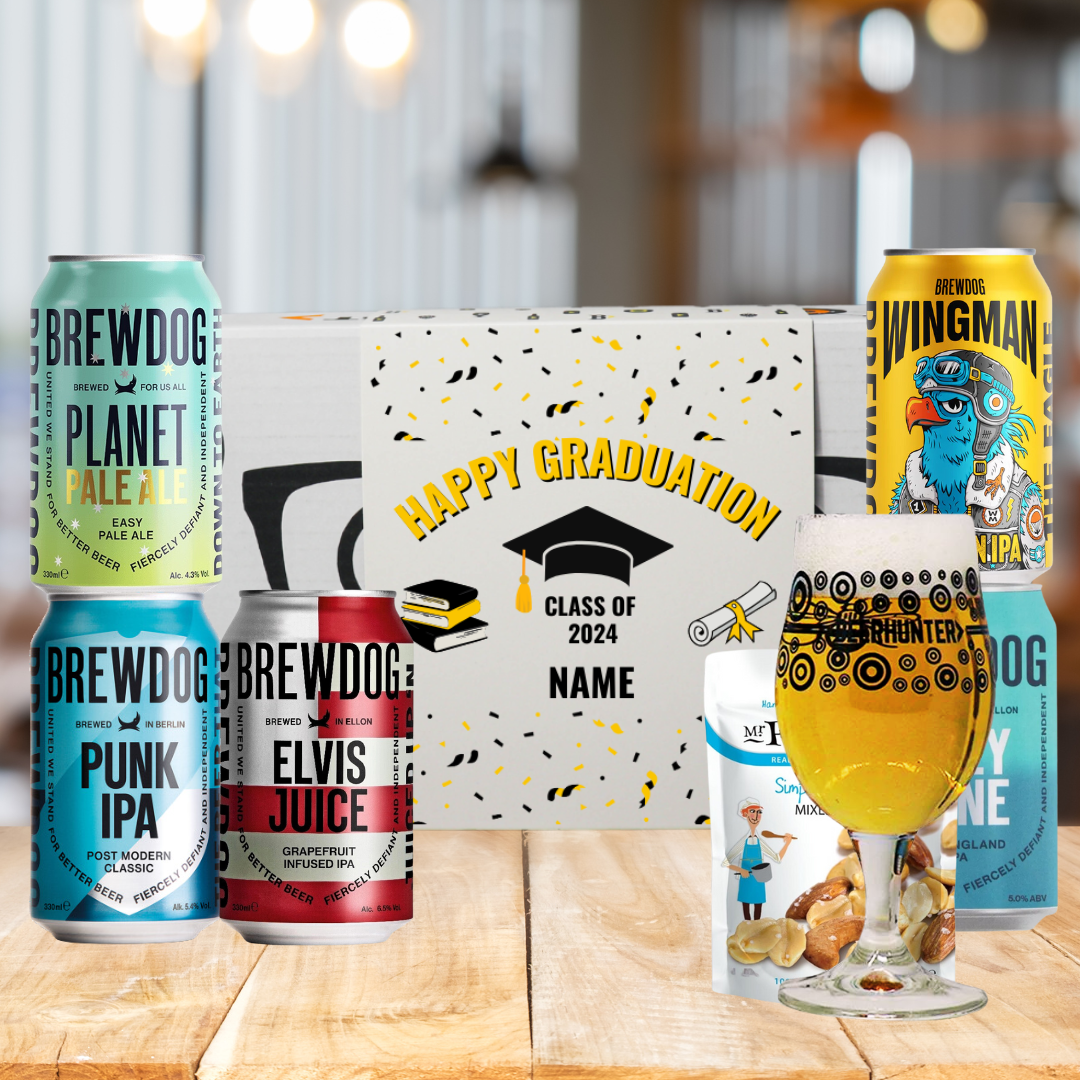 Personalised Brewdog Graduation Craft Beer Gift Set (5 x 330ml ...