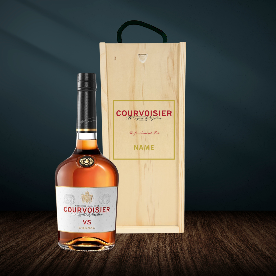 Personalised Courvoisier VS Cognac Gift Set - 70cl - BEERHUNTER