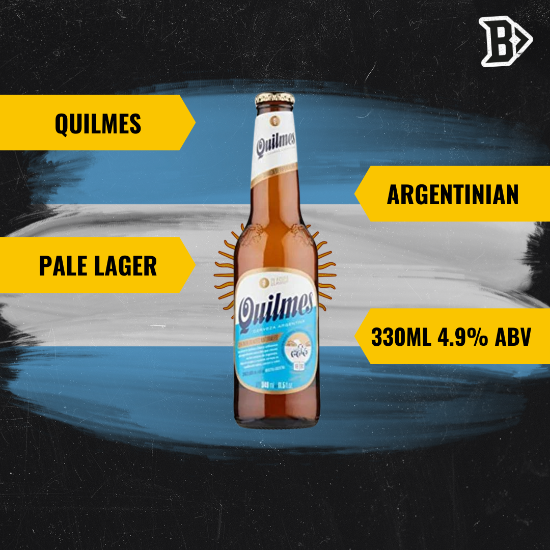 Quilmes Argentinian Pale Lager 330ml Bottles - 4.9% ABV (12 Pack ...