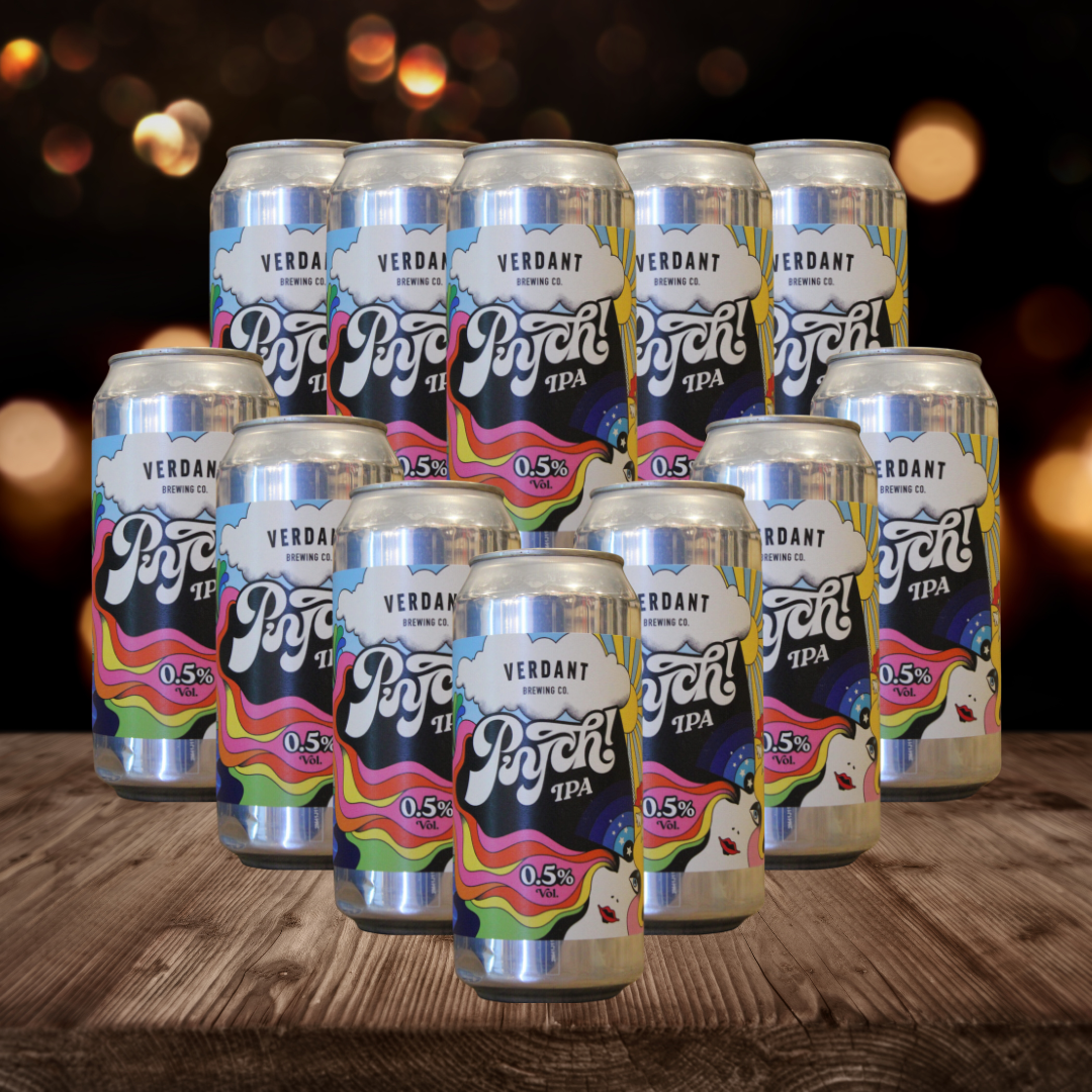 Vedant Psych British Low Alcohol IPA 440ml Cans - 0.5% ABV (12 Pack ...