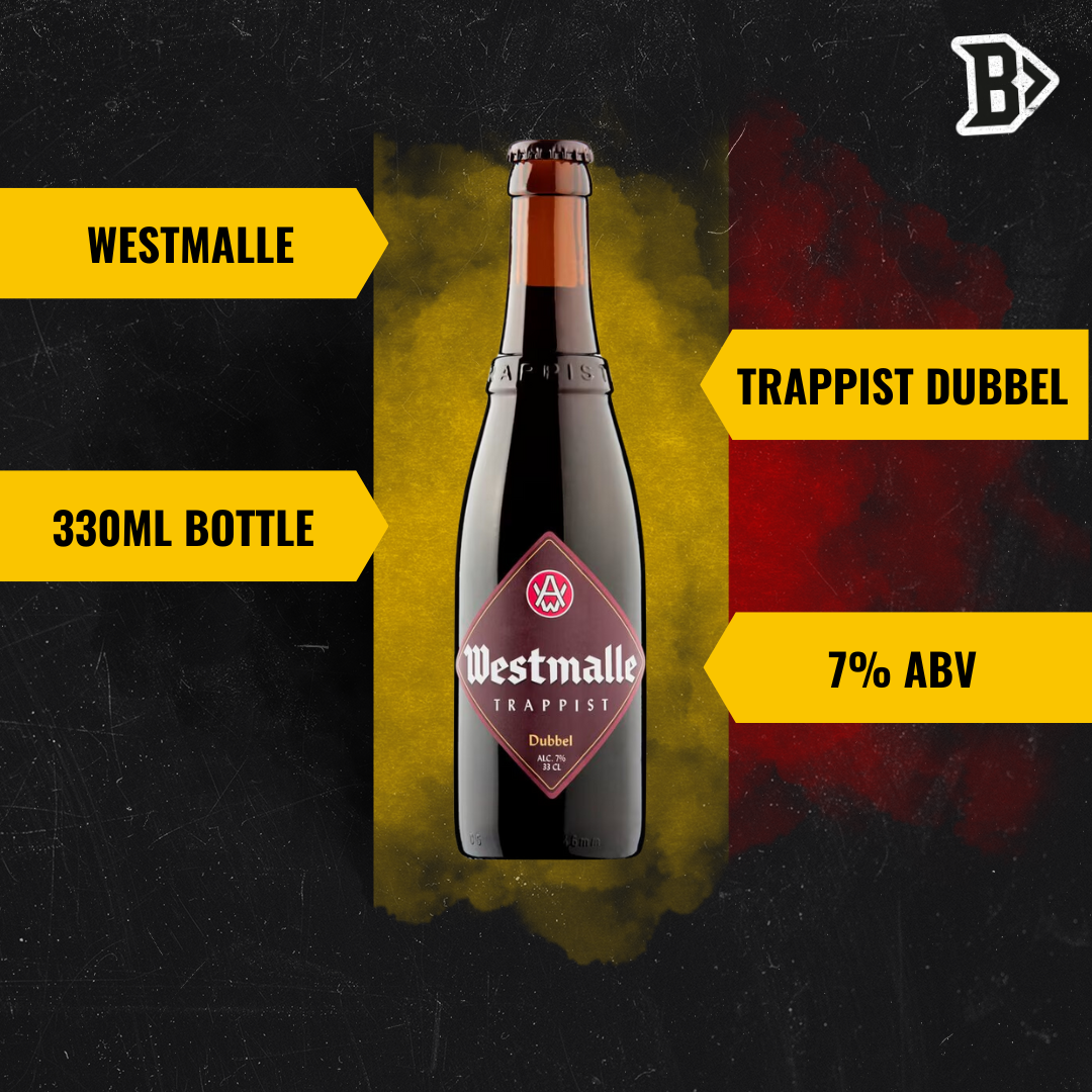 Westmalle Belgian Trappist Dubbel Beer 330ml Bottles - 7.0% ABV (Multi - BEERHUNTER