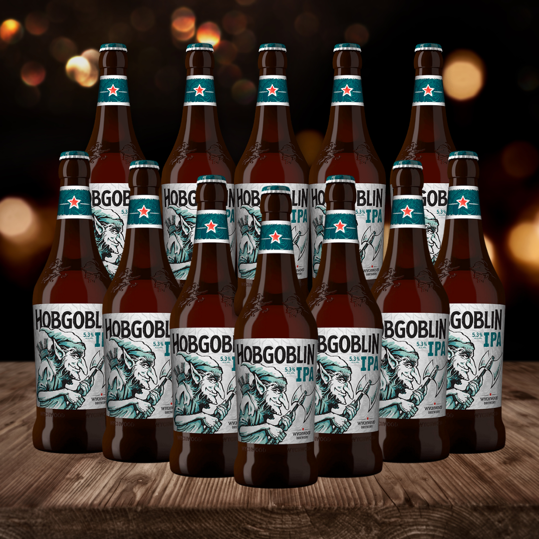 Wychwood Hobgoblin IPA Traditional Red Ruby Ale 500ml Bottles - 5.3% A ...